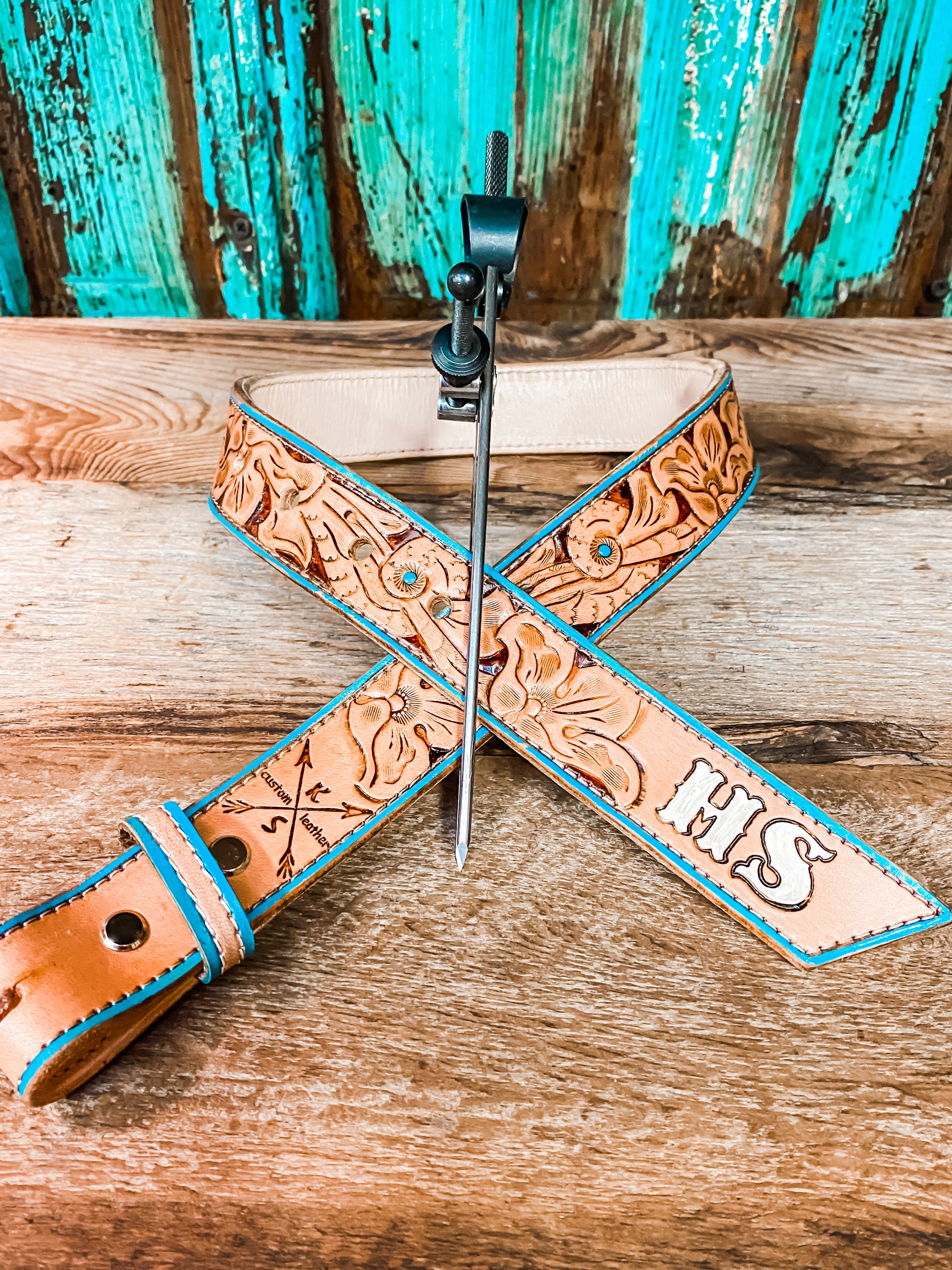 Custom Leather Belt (kids) – KS Custom Leather